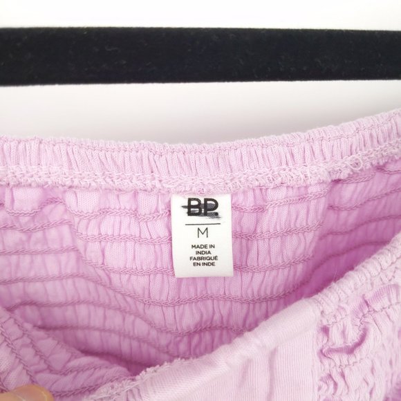 bp | Tops | 3 For 5 Bp Lilac Off Shoulder Smocked Top | Poshmark